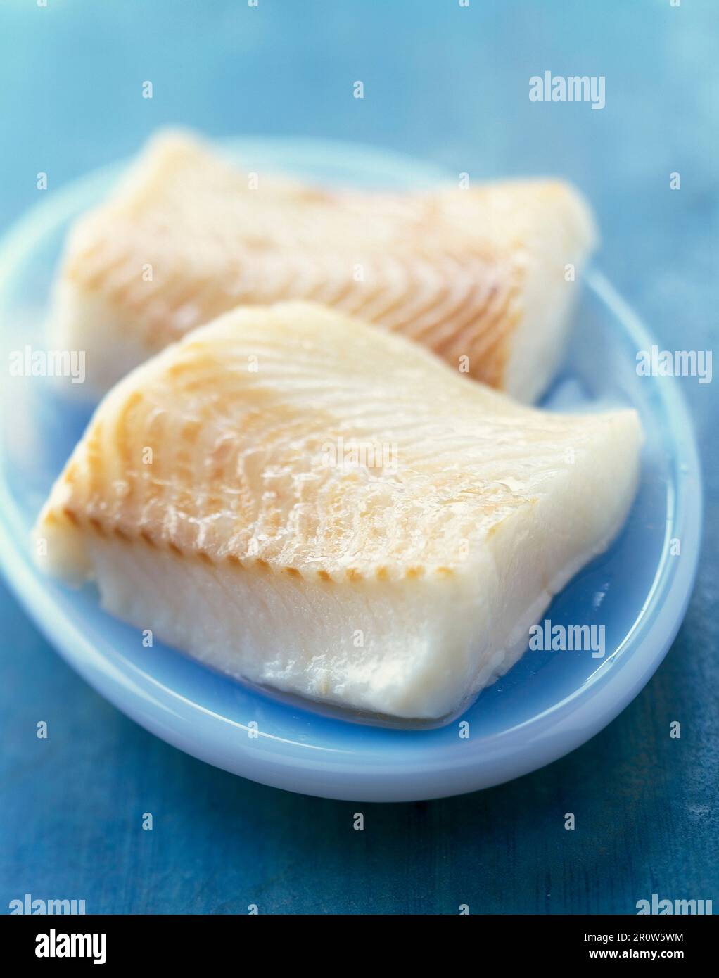 Thick pieces of halibut Stock Photo - Alamy