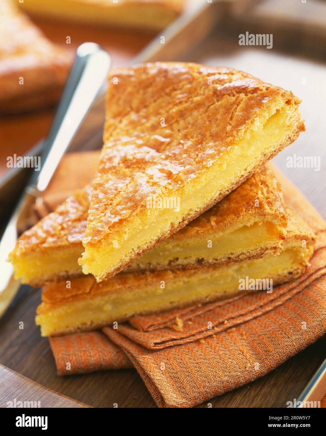 Traditional Basque cake Stock Photo - Alamy