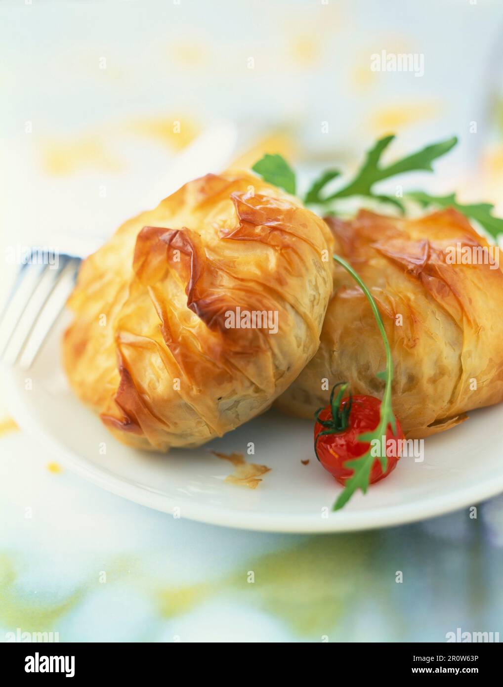 Flaky pastry cheese pies Stock Photo - Alamy
