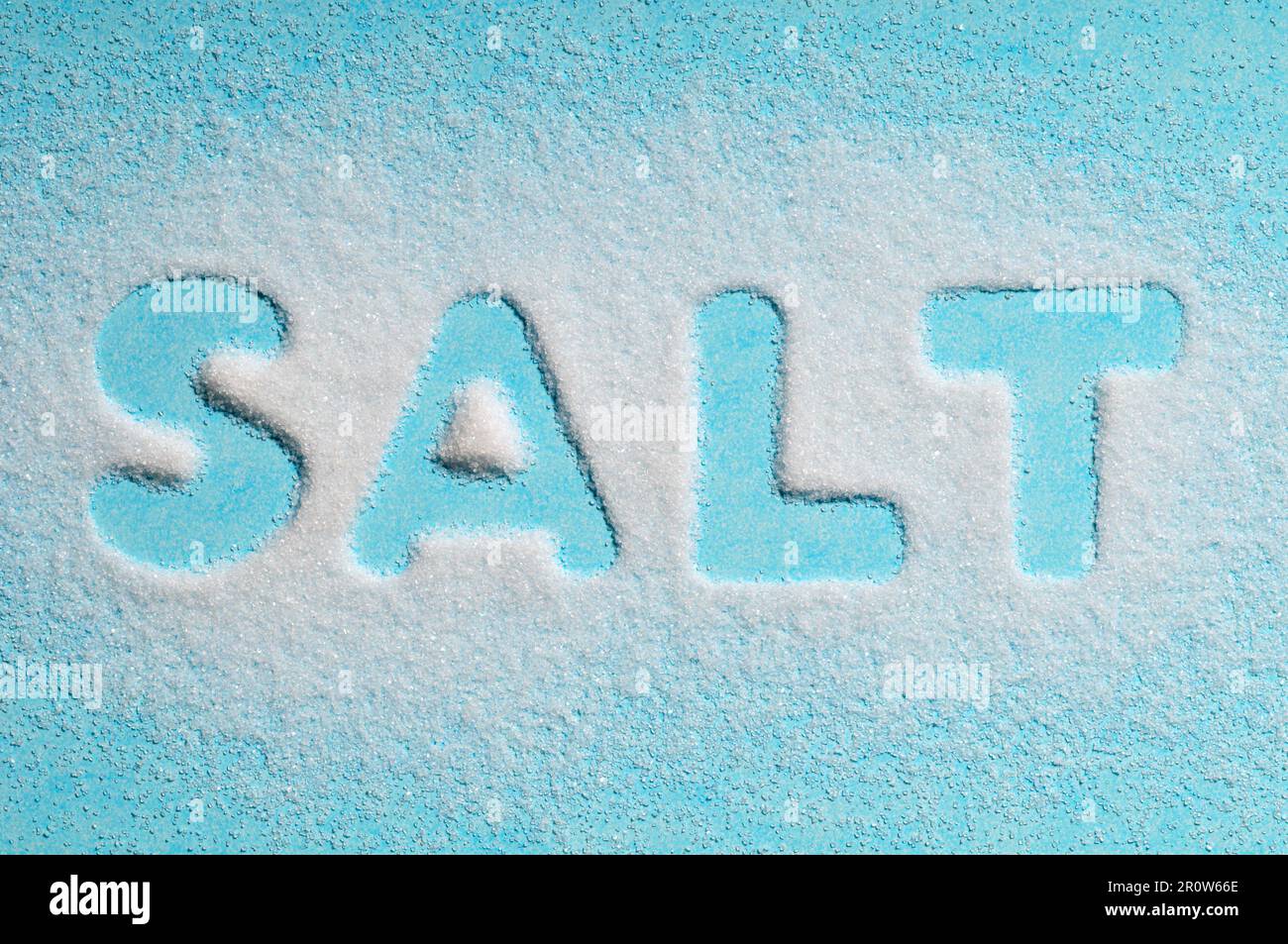 Salt written word hi-res stock photography and images - Alamy