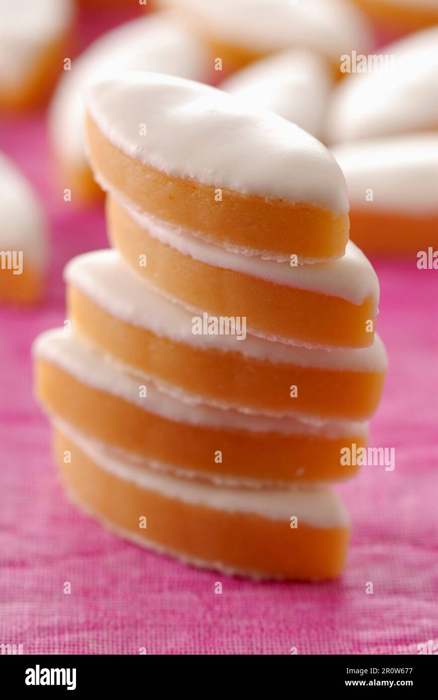 A pile of Calissons Stock Photo - Alamy