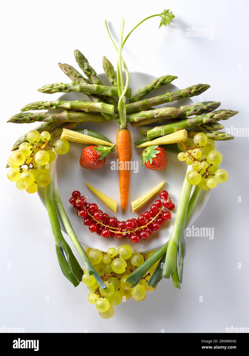Face fruit collage hi-res stock photography and images - Alamy