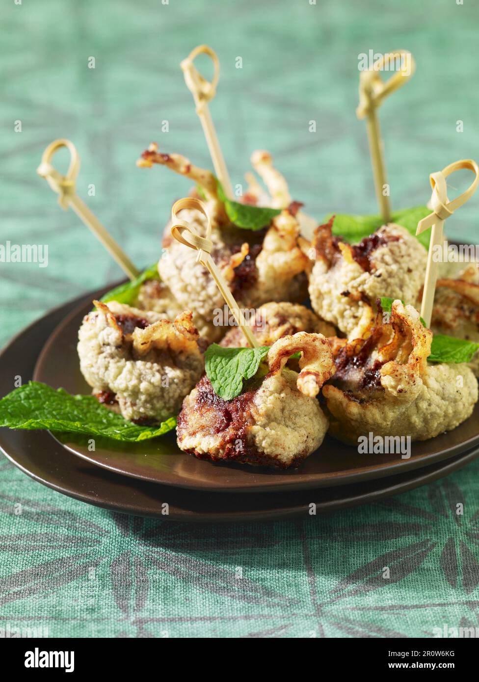 Baby banana and chocolate Croquettes Stock Photo - Alamy