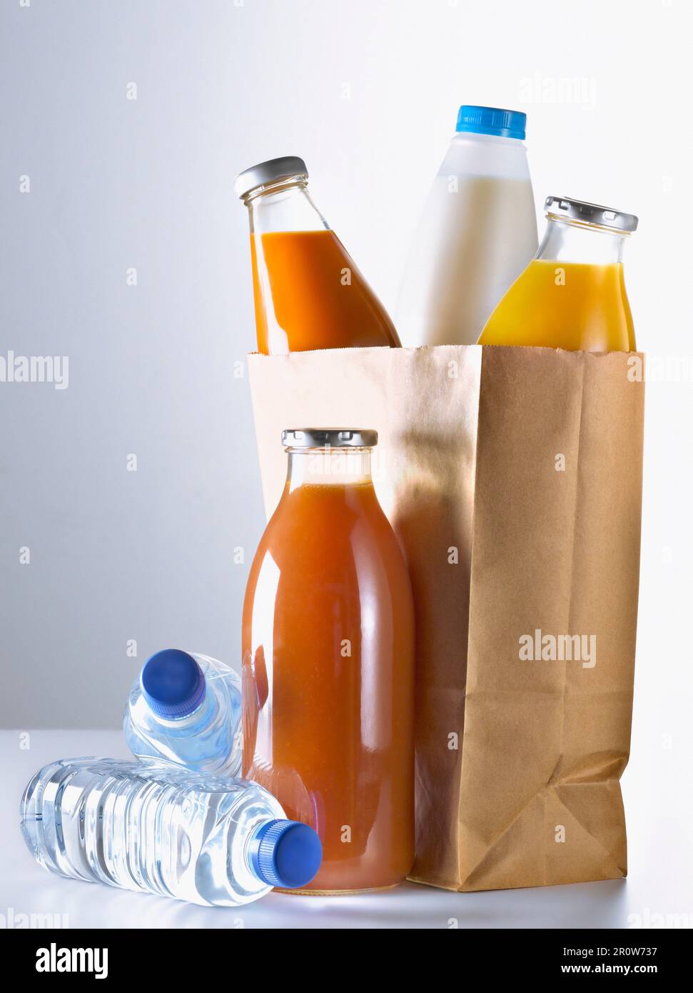 Orange juice bottles paper hi-res stock photography and images - Alamy