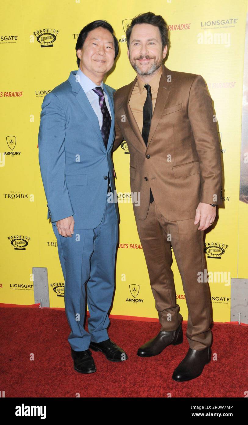 Los Angeles, CA. 9th May, 2023. Ken Jeong, Charlie Day at arrivals for ...