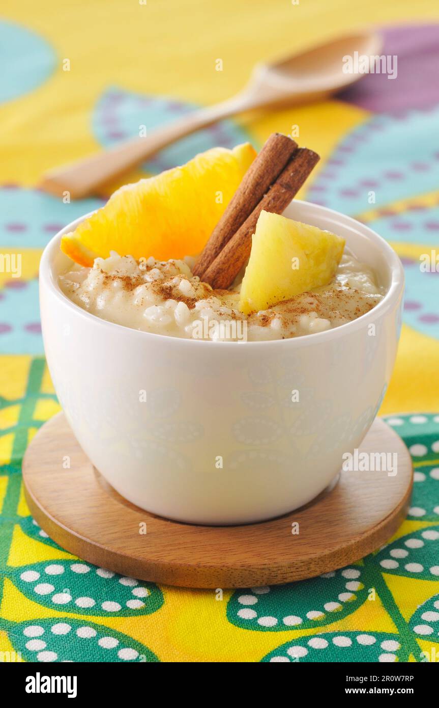 Exotic rice pudding Stock Photo - Alamy