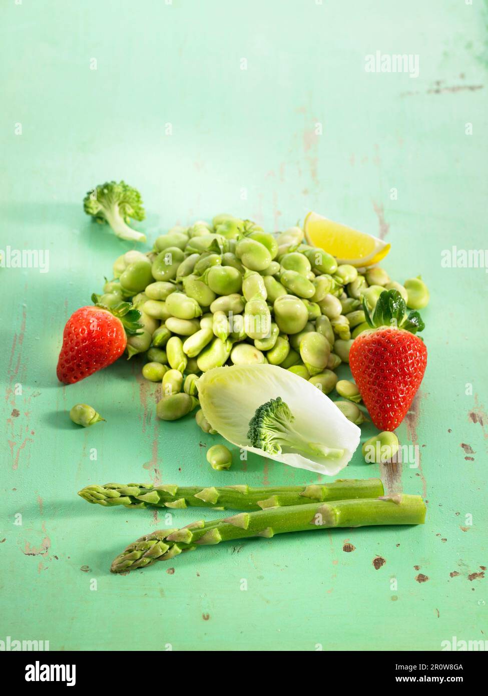 Fruit and vegetable compostion Stock Photo - Alamy