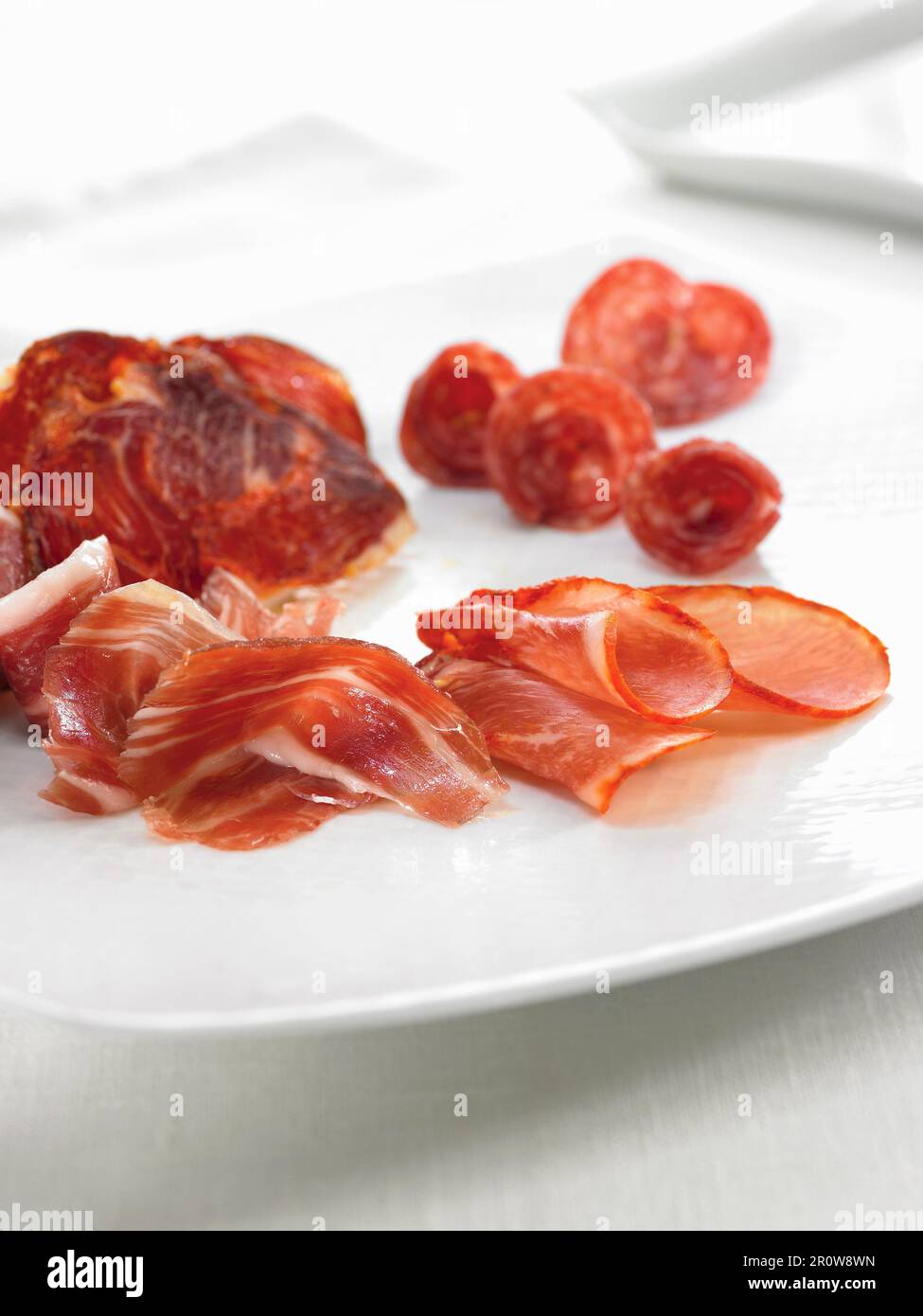 Assorted Spanish cold cuts Stock Photo - Alamy