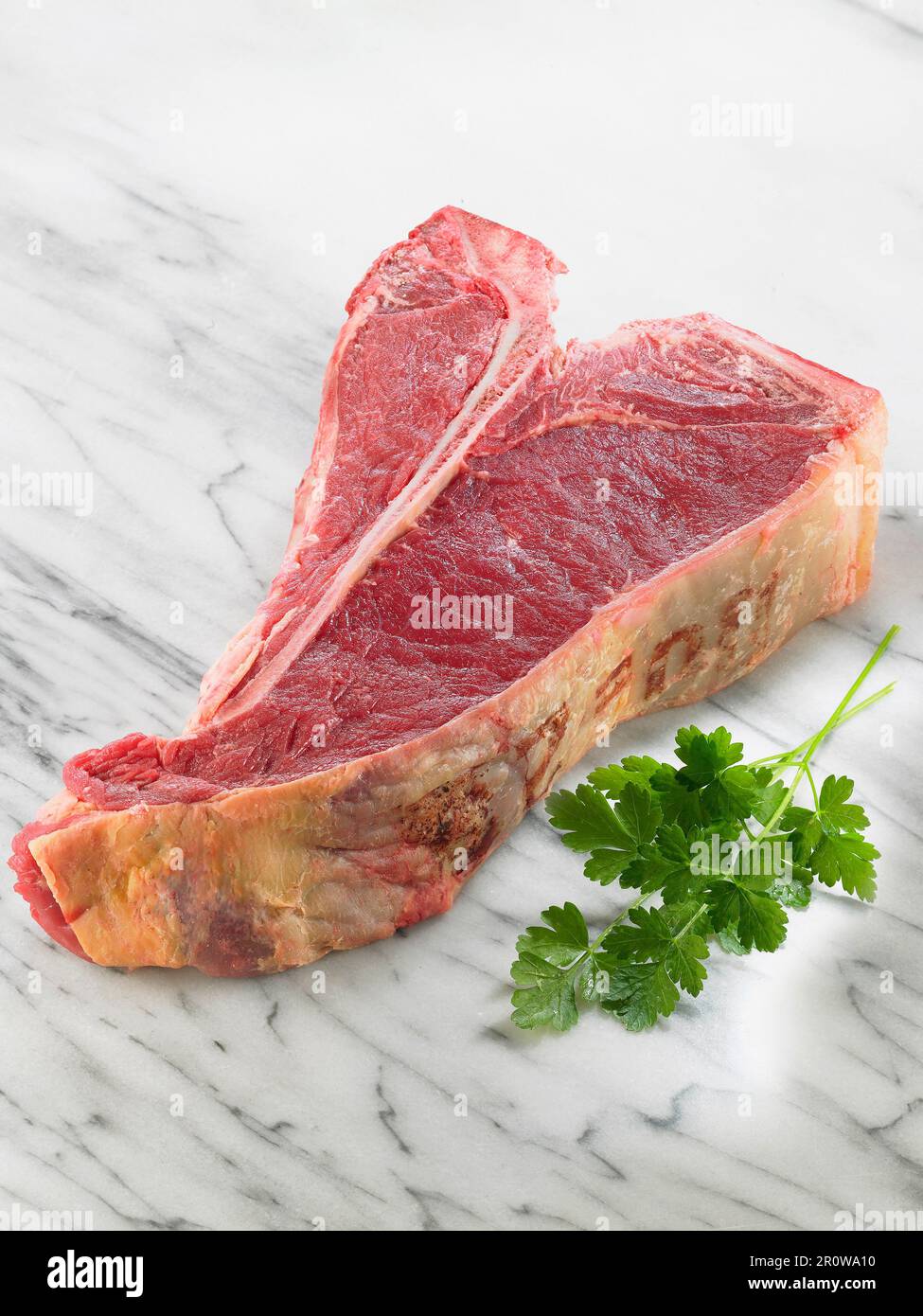 Raw T-bone steak Stock Photo - Alamy