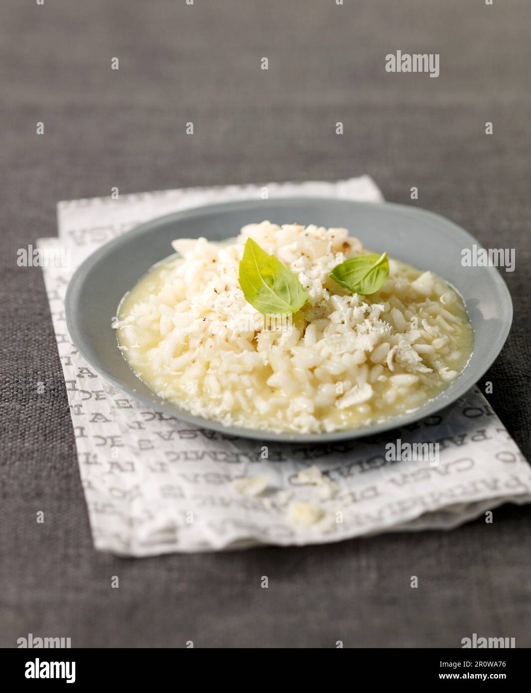 Risotto with parmesan Stock Photo - Alamy