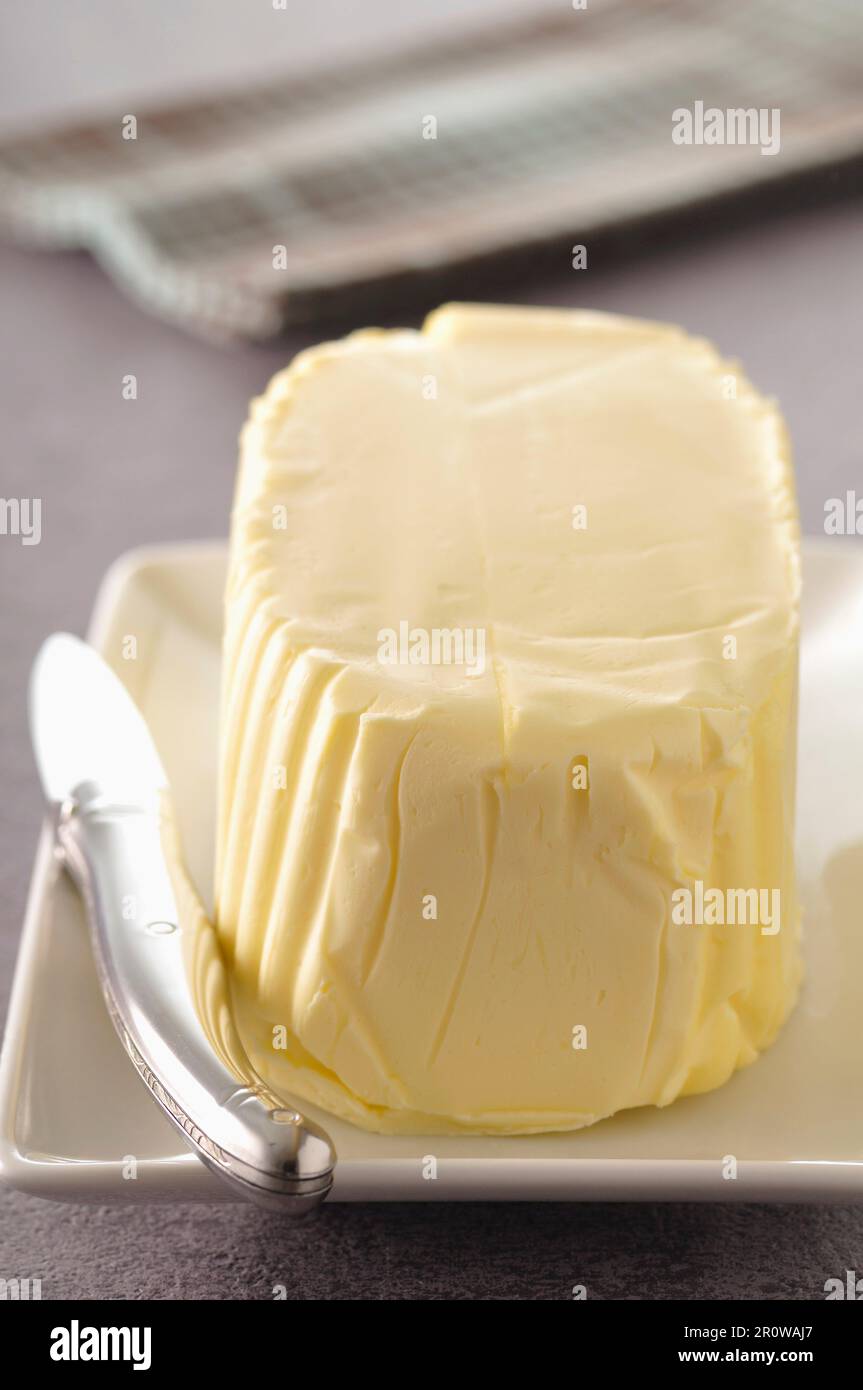 Slab of butter Stock Photo - Alamy