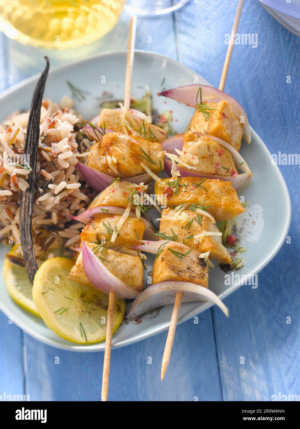 Swordfish skewers hi-res stock photography and images - Alamy