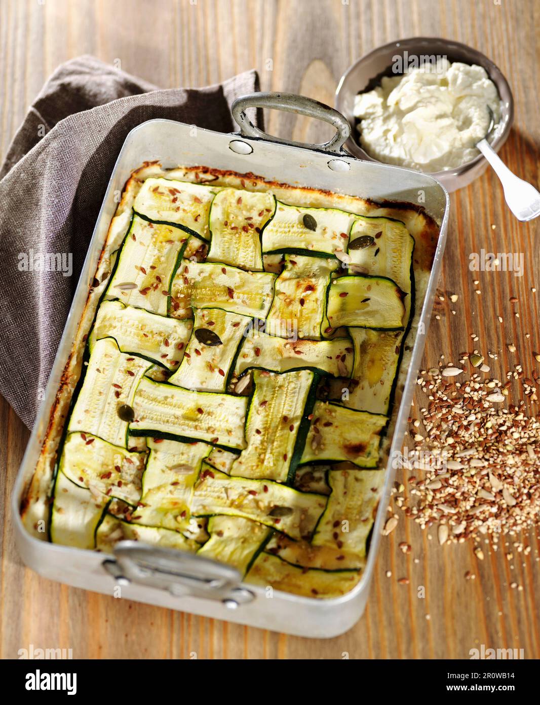 Zucchini casserole in baking hi-res stock photography and images - Alamy