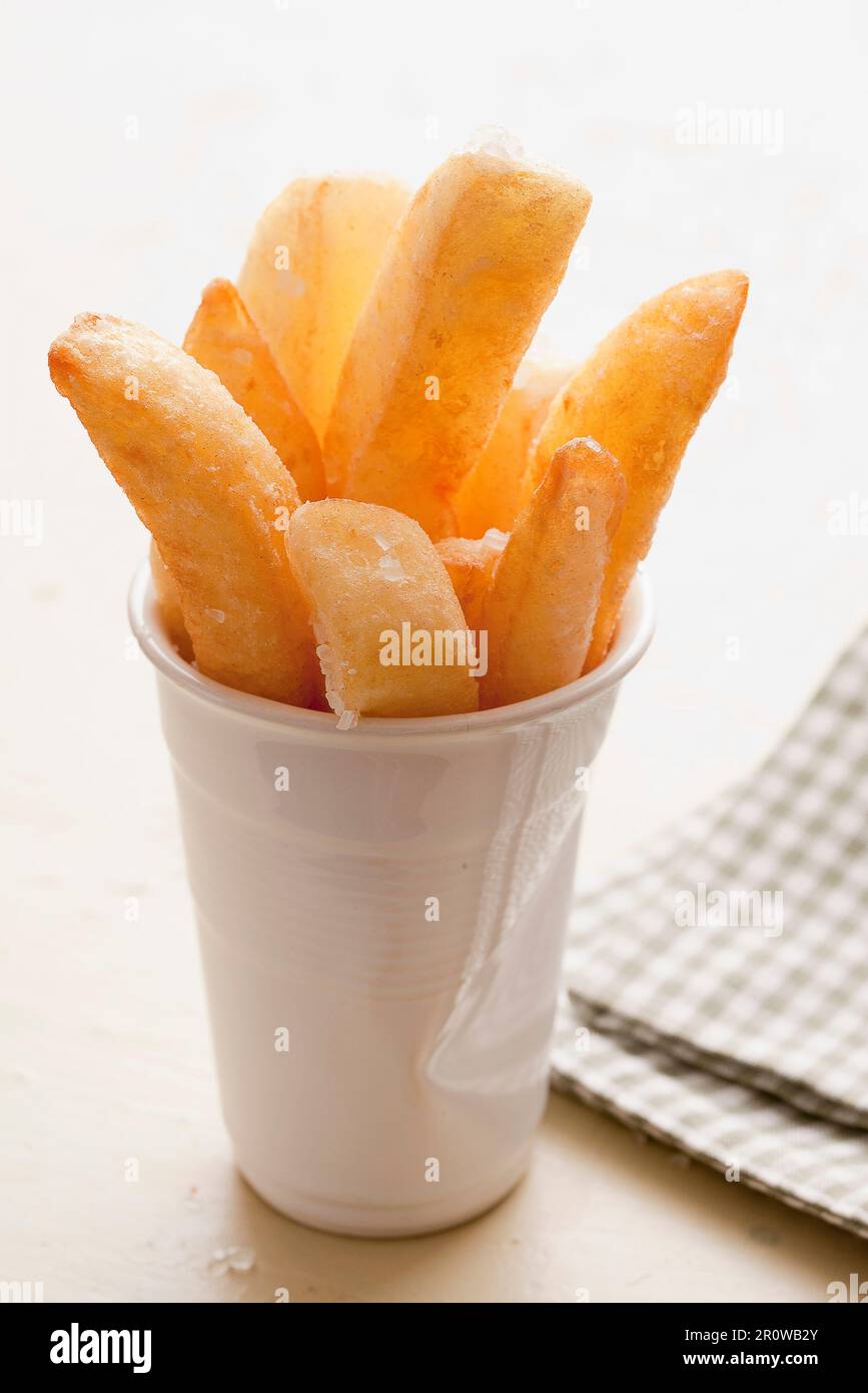 Plastic cup french fries on hi-res stock photography and images - Alamy