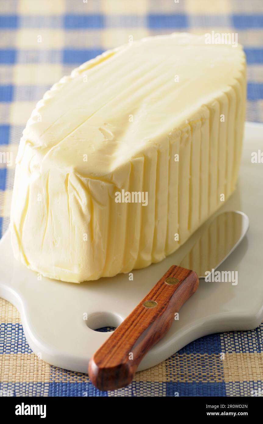 Slab of butter Stock Photo - Alamy