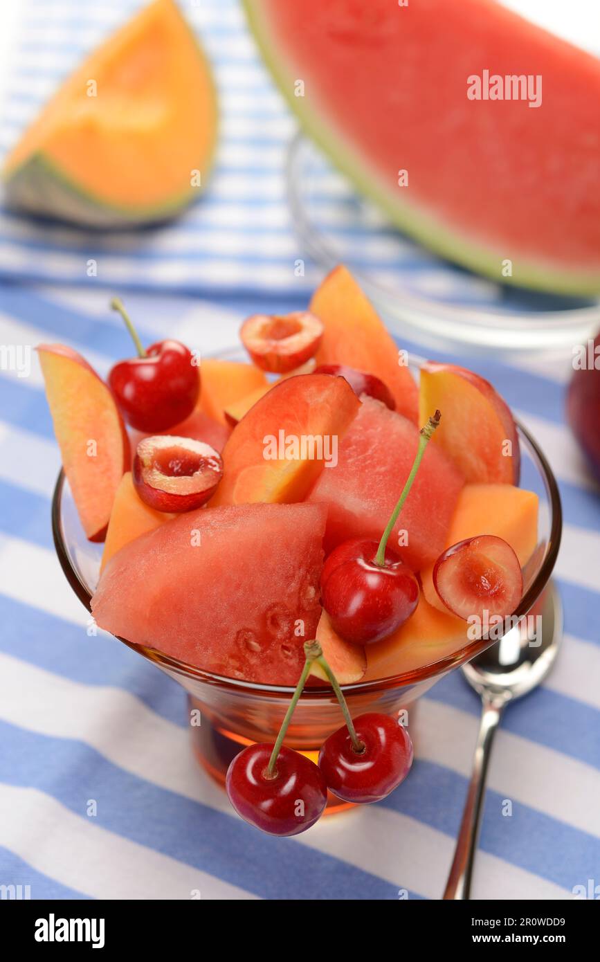 Mixed summer fruit Stock Photo - Alamy
