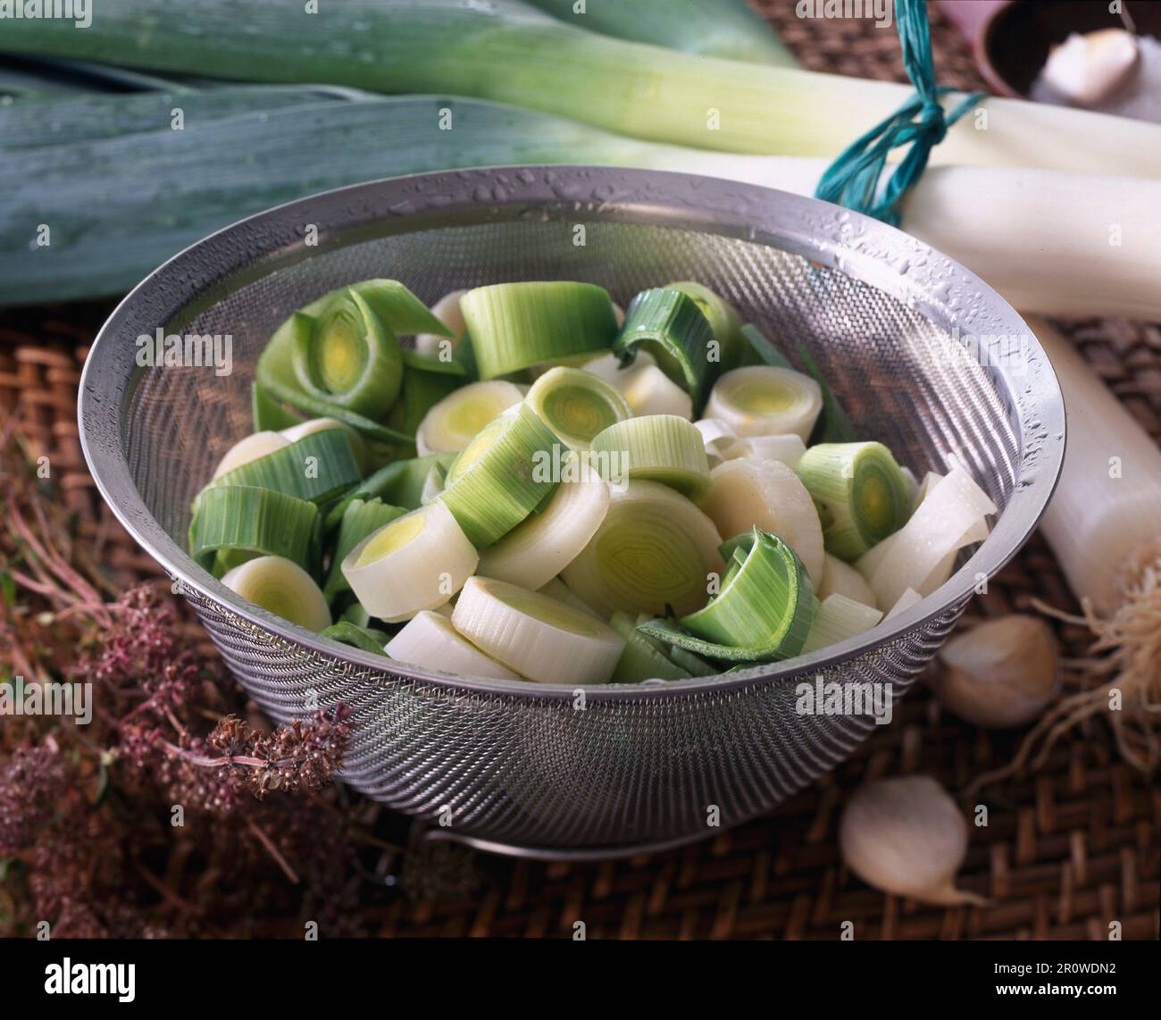 Leek rings hi-res stock photography and images - Alamy
