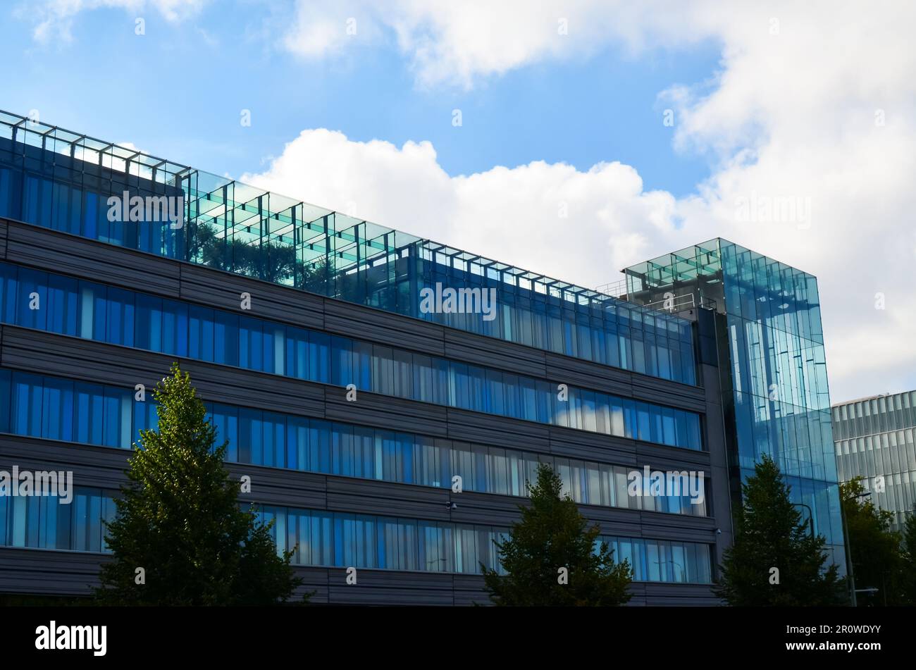 Exterior of beautiful building on city street Stock Photo - Alamy