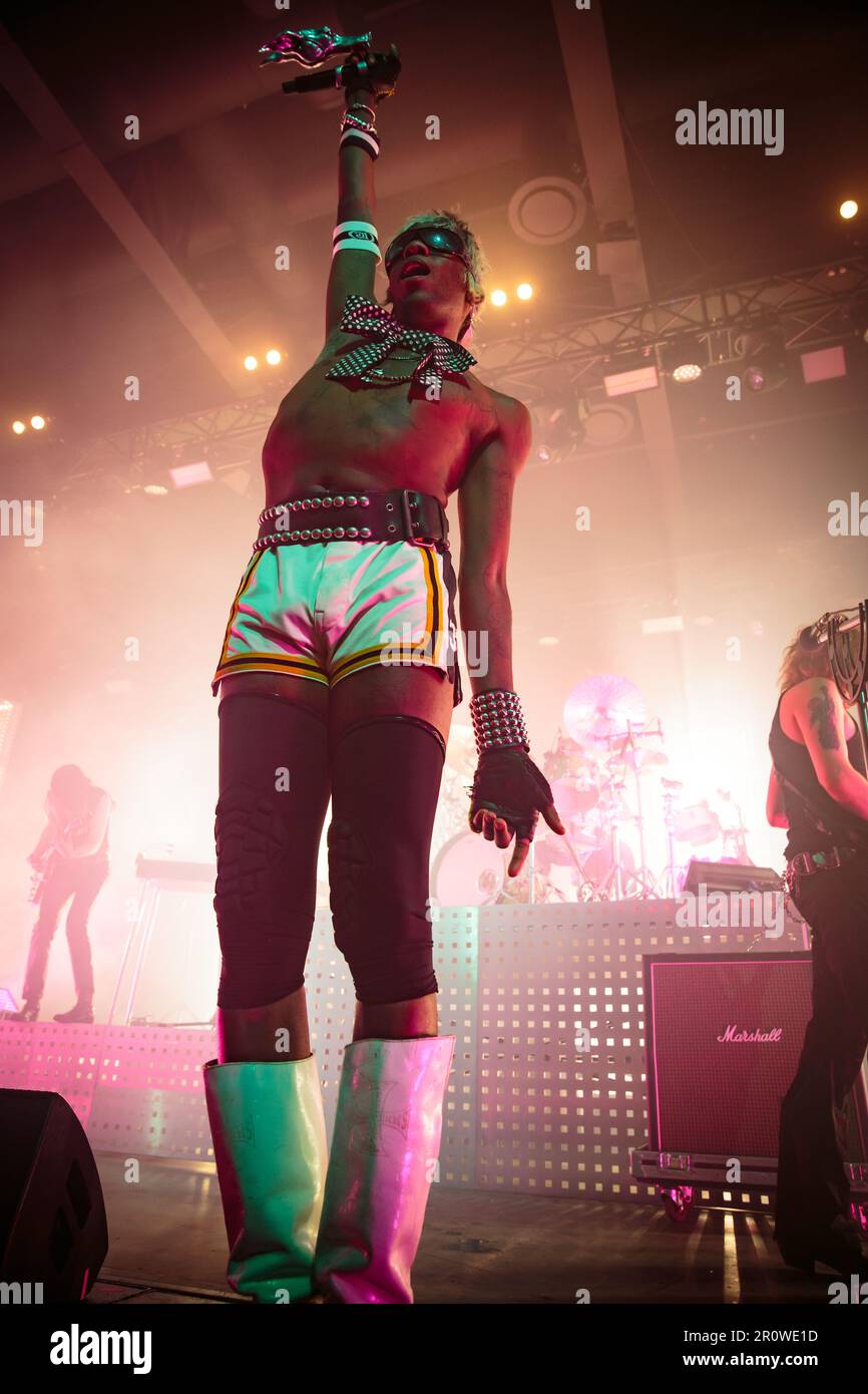 Toronto, Canada. 09th May, 2023. Yves Tumor (Sean Lee Bowie) performs ...