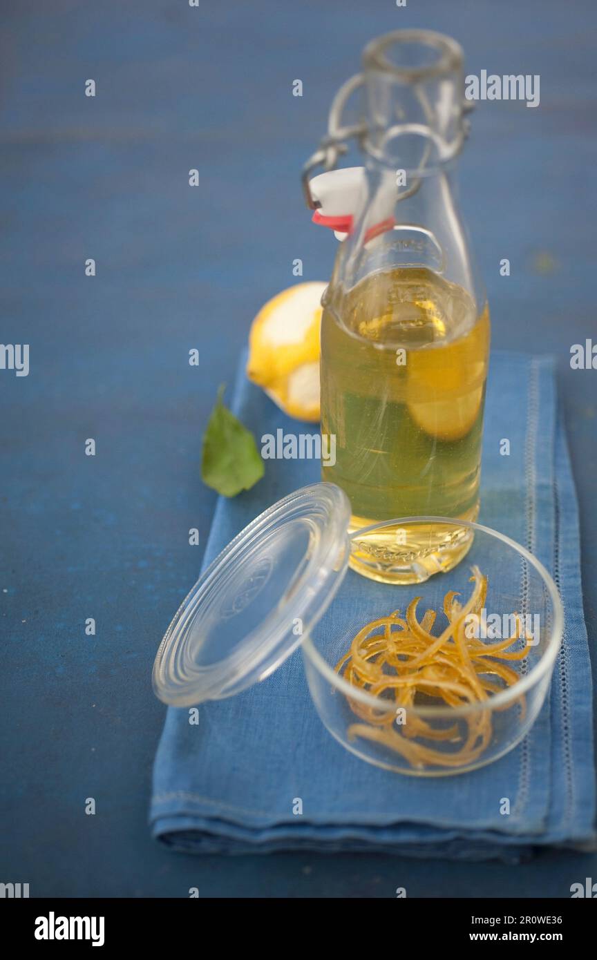 Homemade confit lemon zests Stock Photo - Alamy