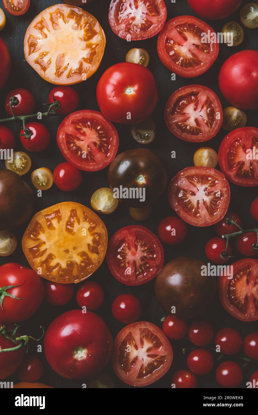 Halved different hi-res stock photography and images - Alamy