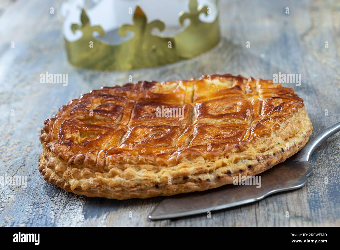 Galette des rois (King's cake Stock Photo - Alamy