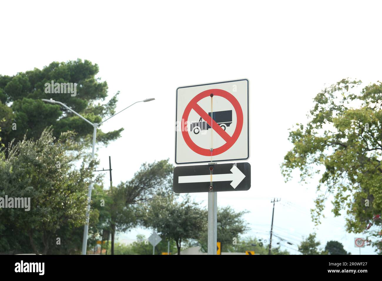 Different road signs on city street. Traffic rules Stock Photo - Alamy