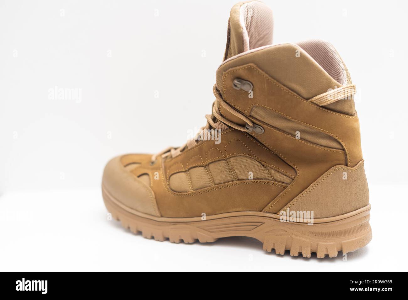 Military boots beige isolated army hi-res stock photography and images ...