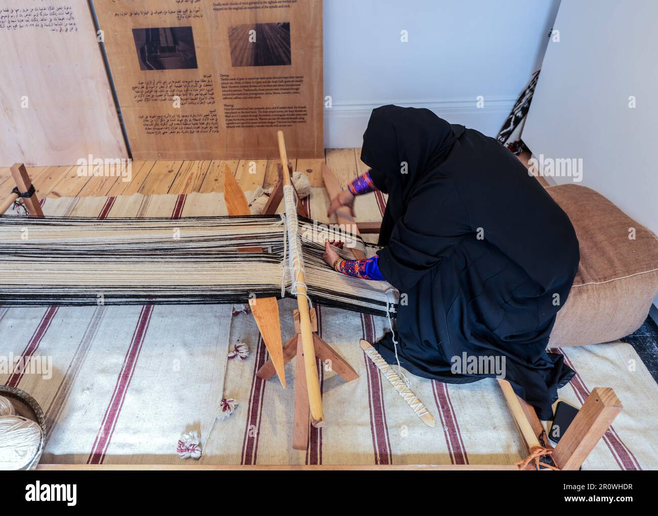 London, UK. 10th May, 2023. The Crafts of Qatar: The Art of Al Sadu ...