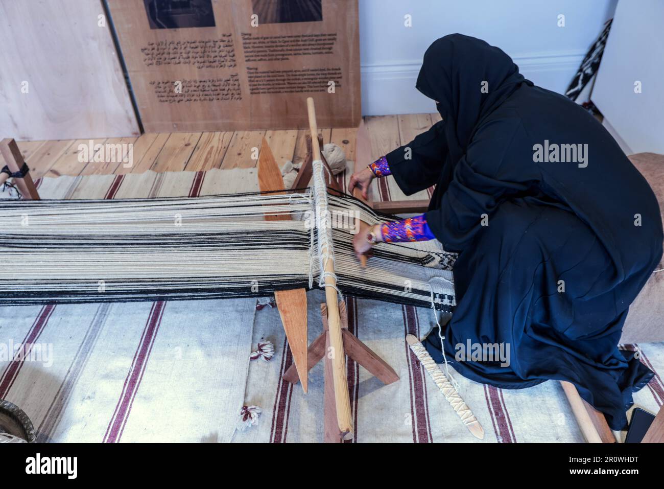 London, UK. 10th May, 2023. The Crafts of Qatar: The Art of Al Sadu ...