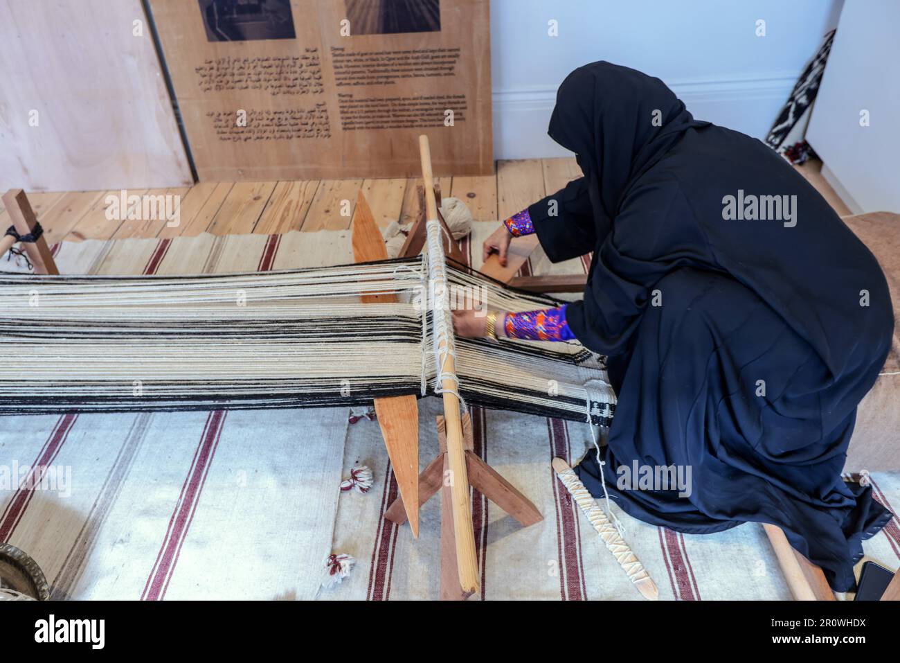 London, UK. 10th May, 2023. The Crafts of Qatar: The Art of Al Sadu ...