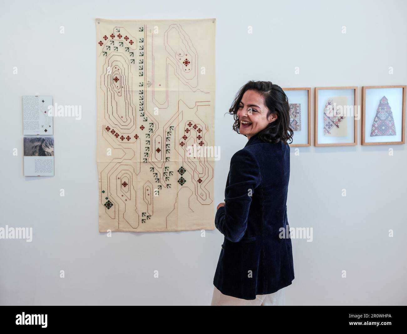 London, UK. 10th May, 2023. Bibi Manavi produces renderings of cellular ...