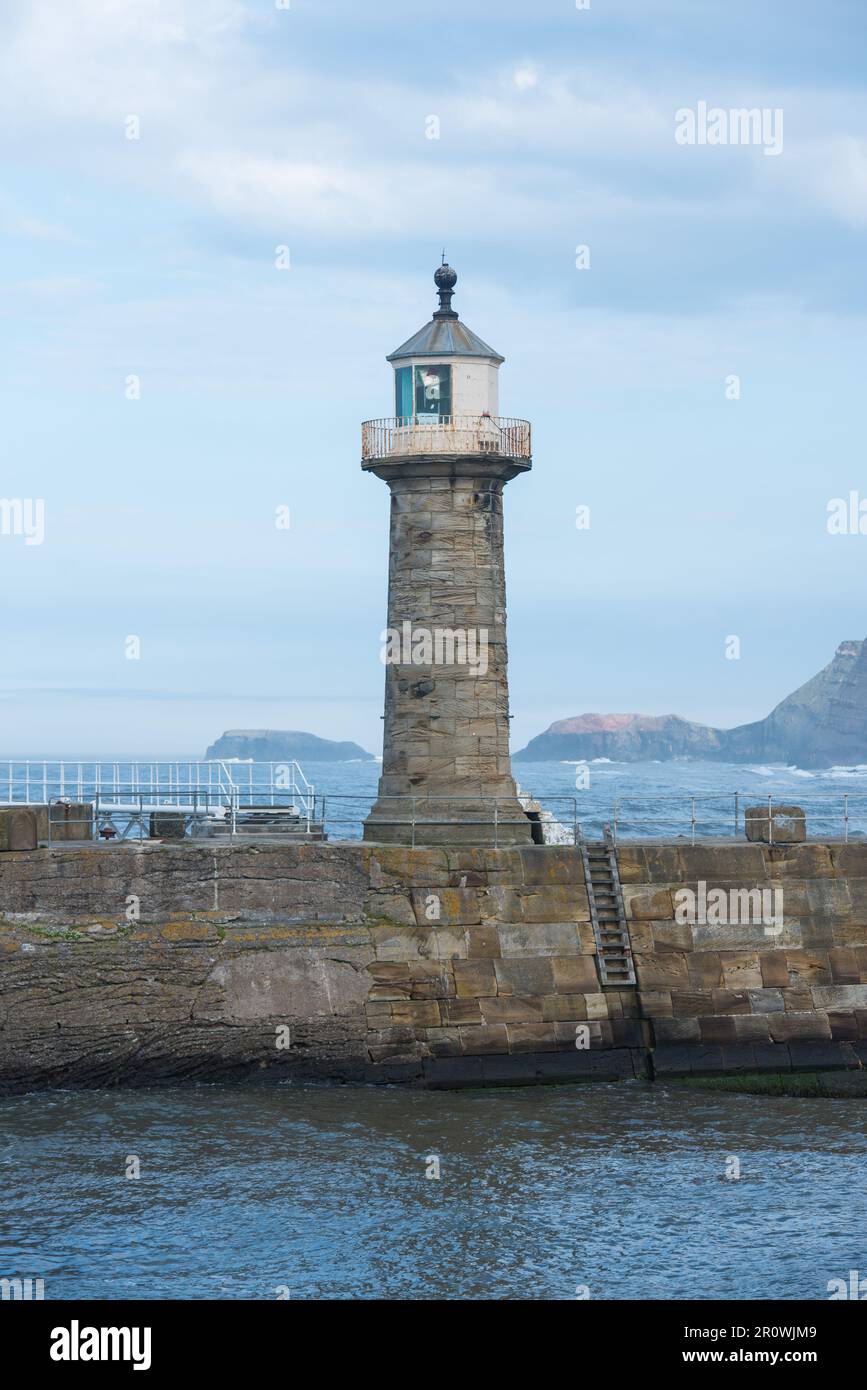 Whitby harbour, North Yorkshire. A beautiful; seaside town on the North ...
