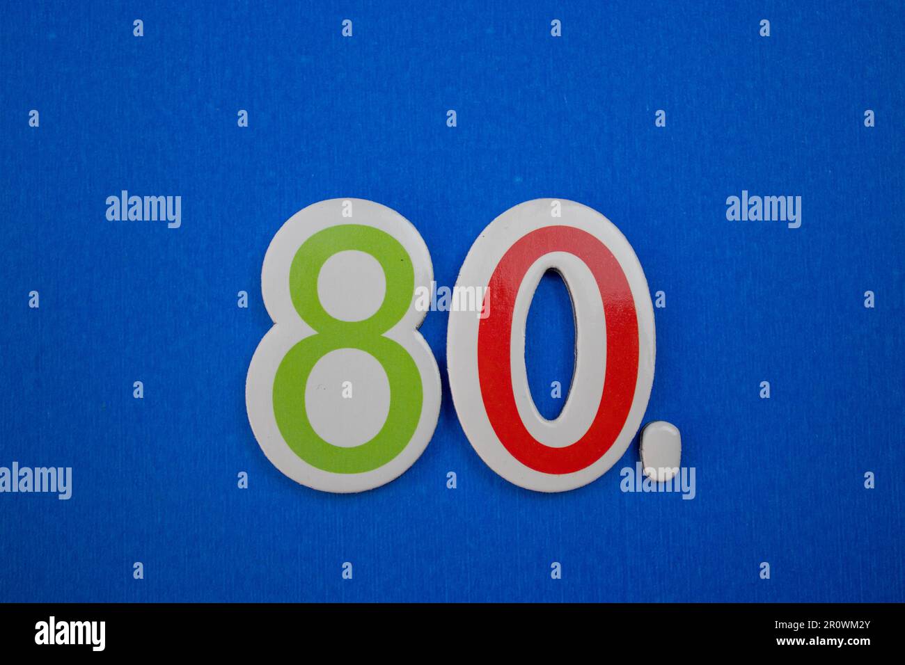 Number 80 hi-res stock photography and images - Alamy