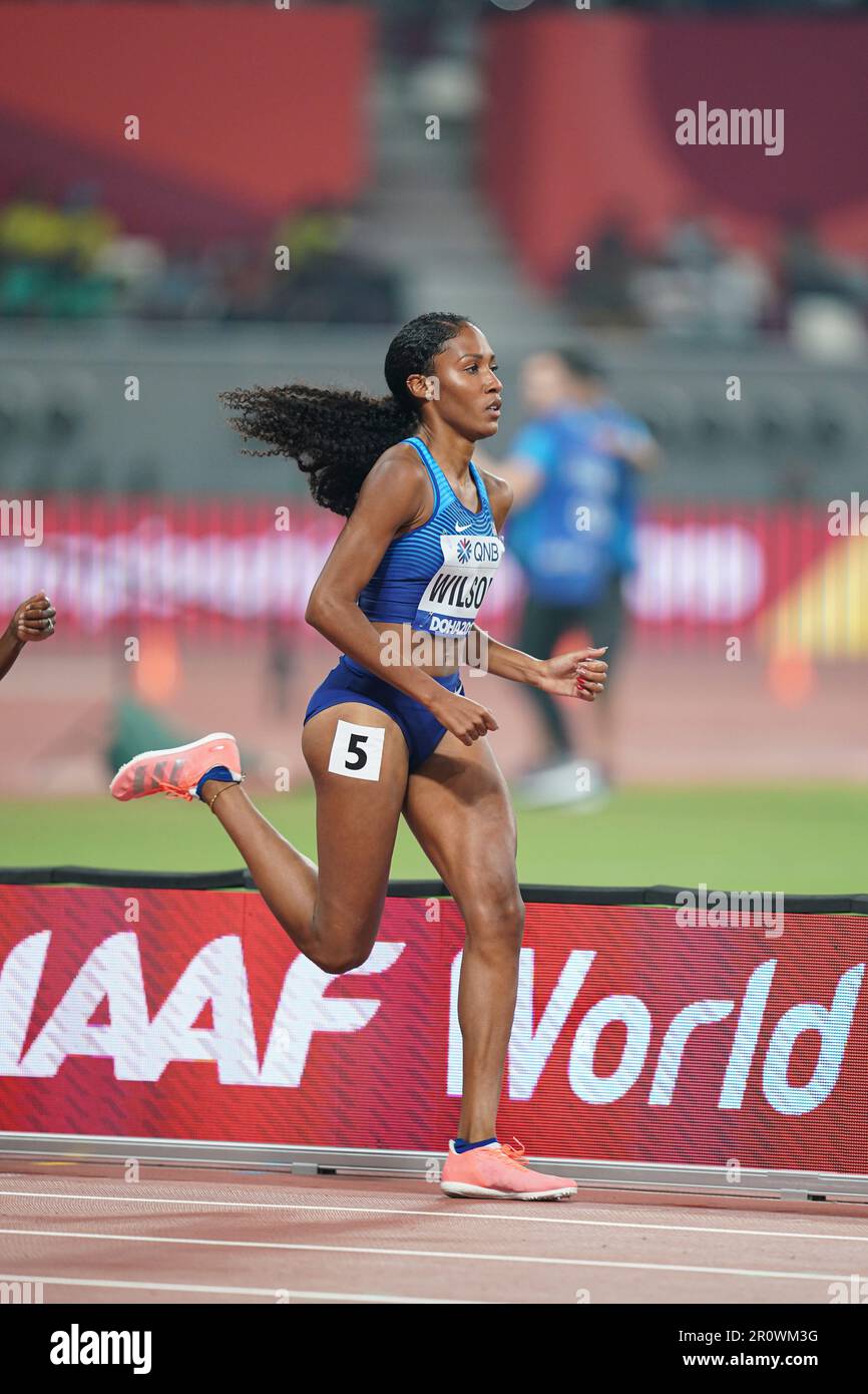 Ajee wilson doha 2019 hi-res stock photography and images - Alamy