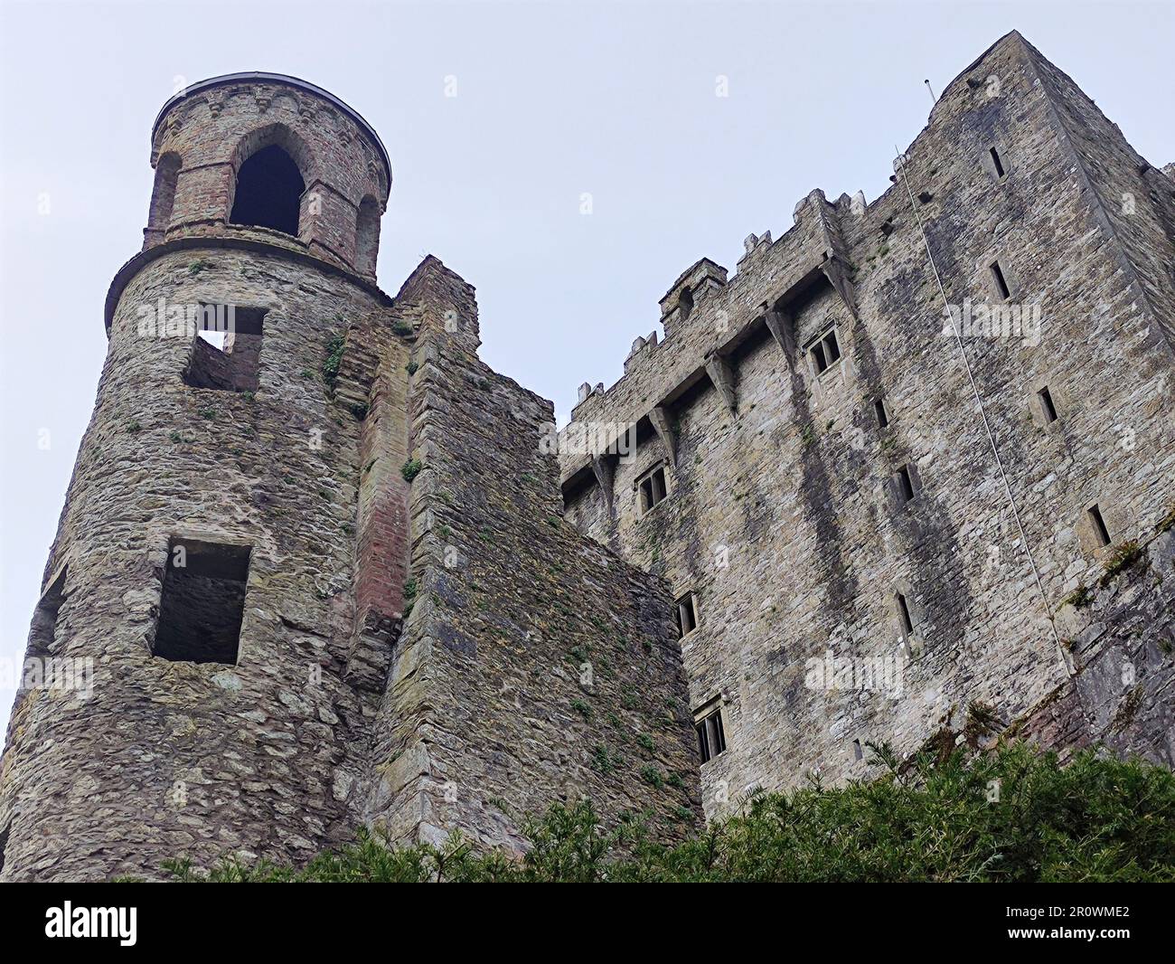 Old celtic house wall, Blarney castle in Ireland, old ancient celtic ...