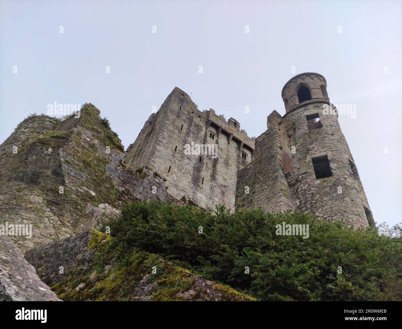 Old celtic house wall, Blarney castle in Ireland, old ancient celtic ...
