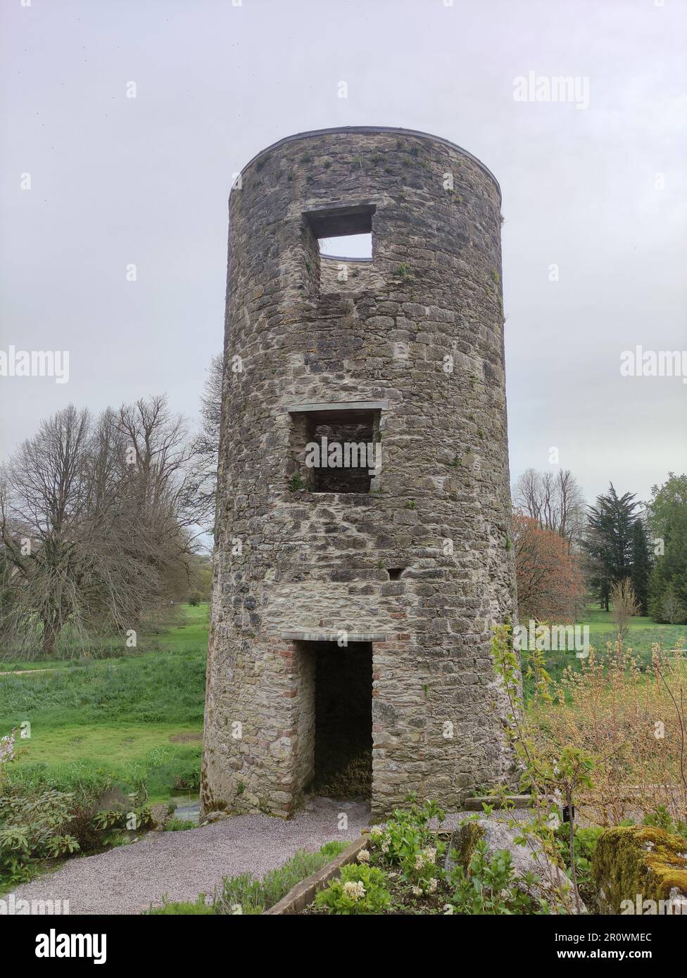 Old celtic tower, Blarney castle in Ireland, ancient architecture ...