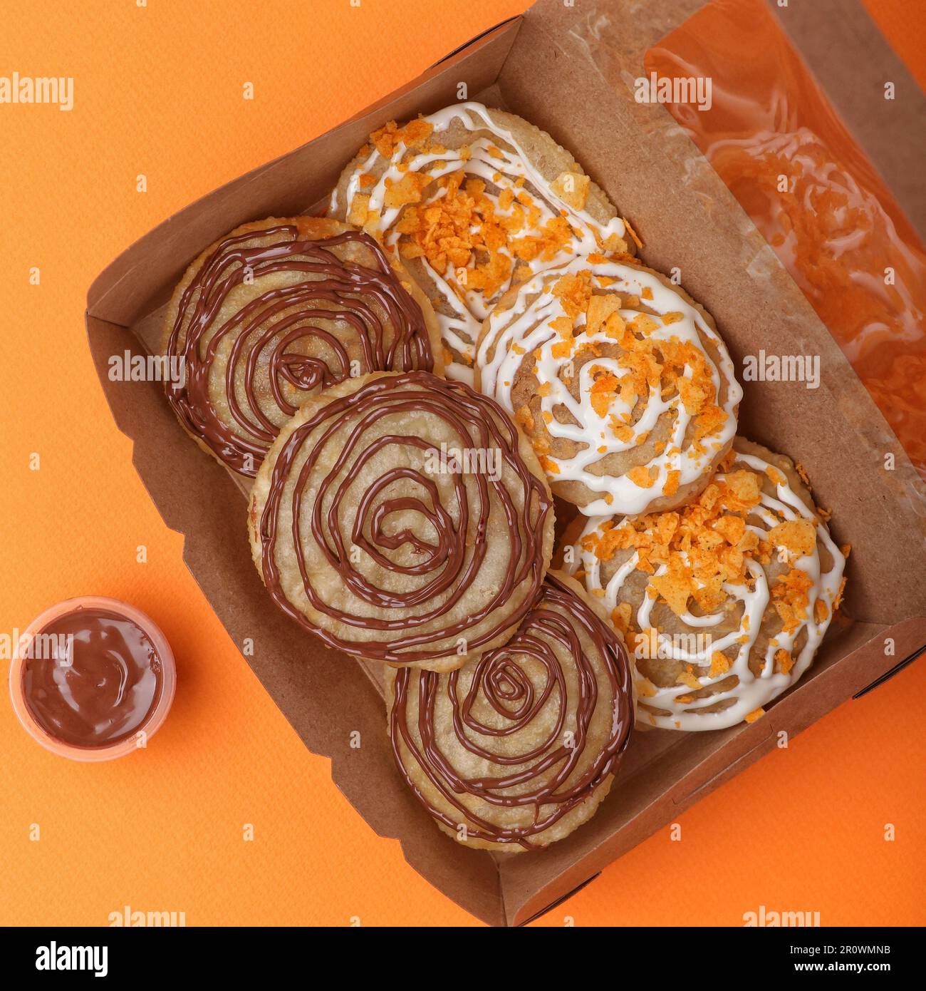 Yummy puri with small fried semolina balls in a box. Puri is a very ...