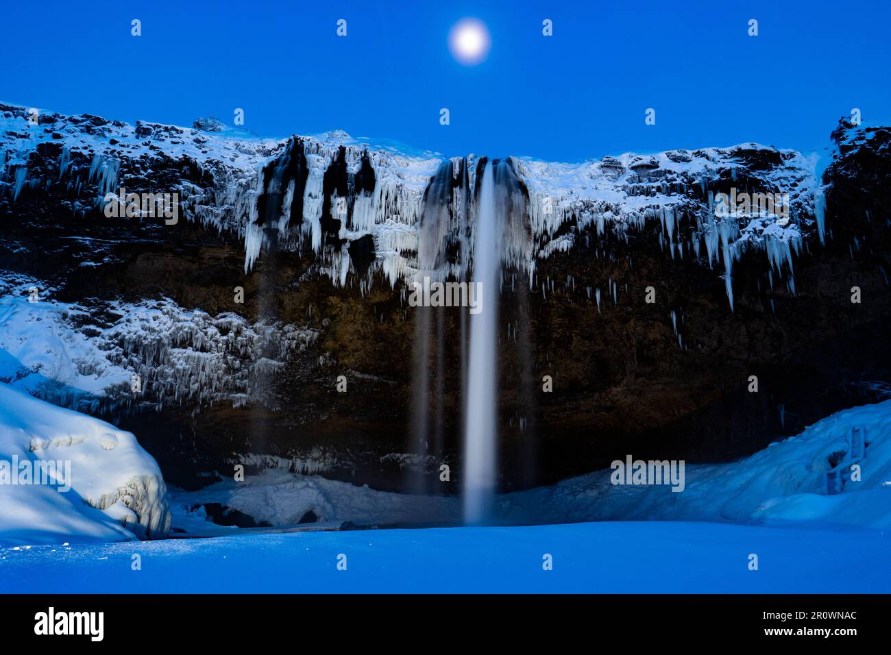 Moon waterfall hi-res stock photography and images - Alamy