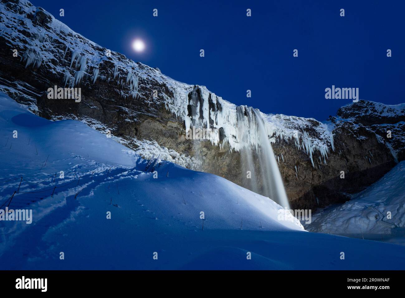 Moon waterfall hi-res stock photography and images - Alamy