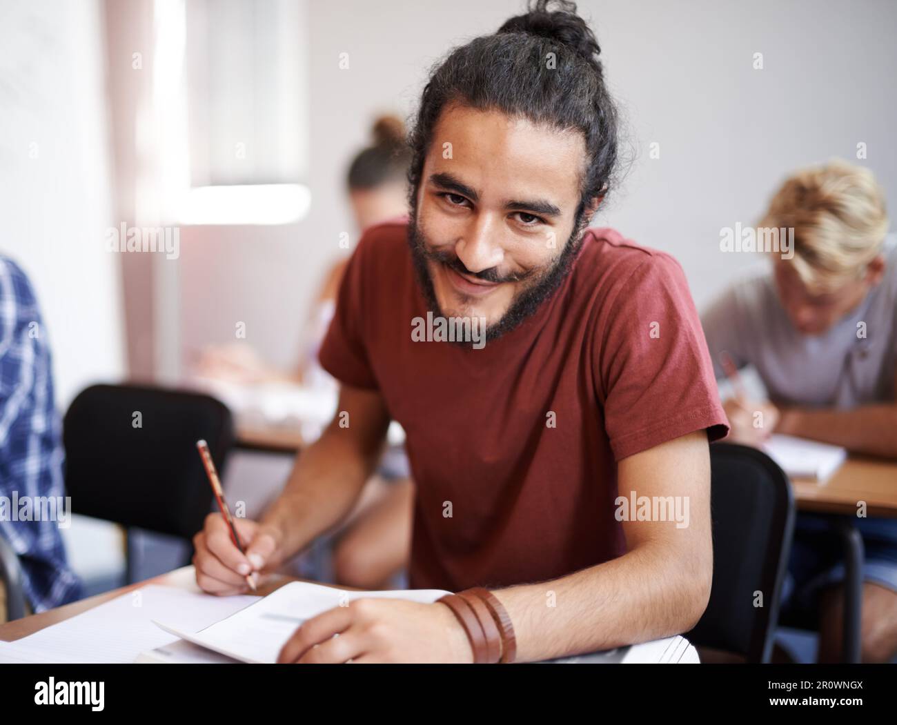 Diverse adult class test hi-res stock photography and images - Alamy