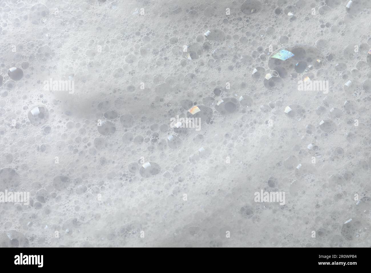 Fluffy soap foam as background, closeup view Stock Photo - Alamy
