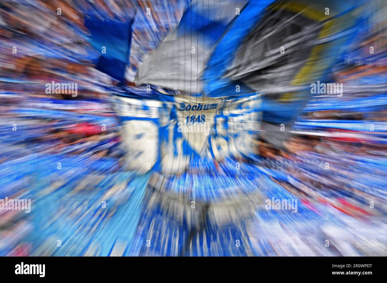Football fans flags hi-res stock photography and images - Alamy