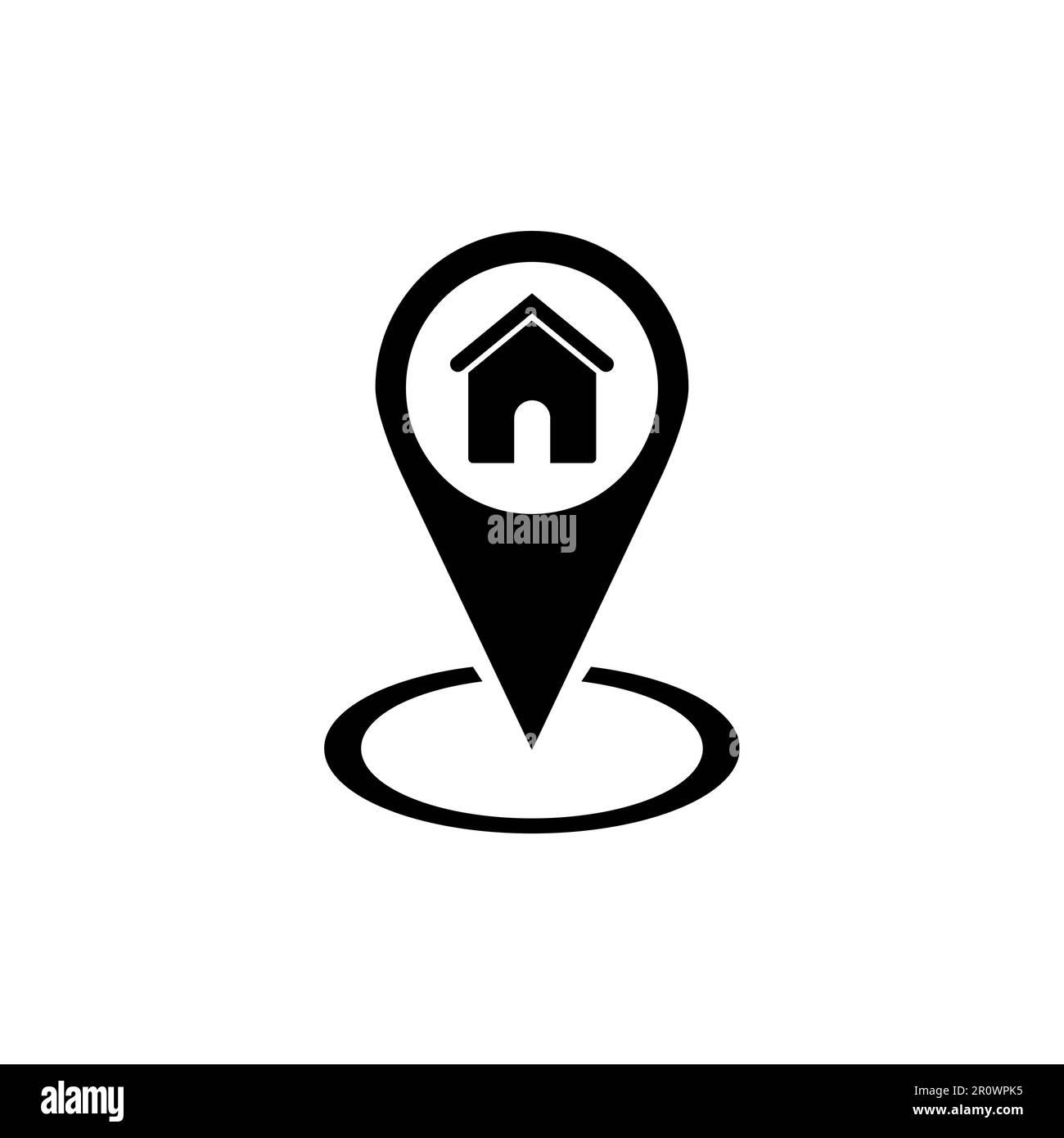 address icon vector. home location icon vector Stock Vector Image & Art ...