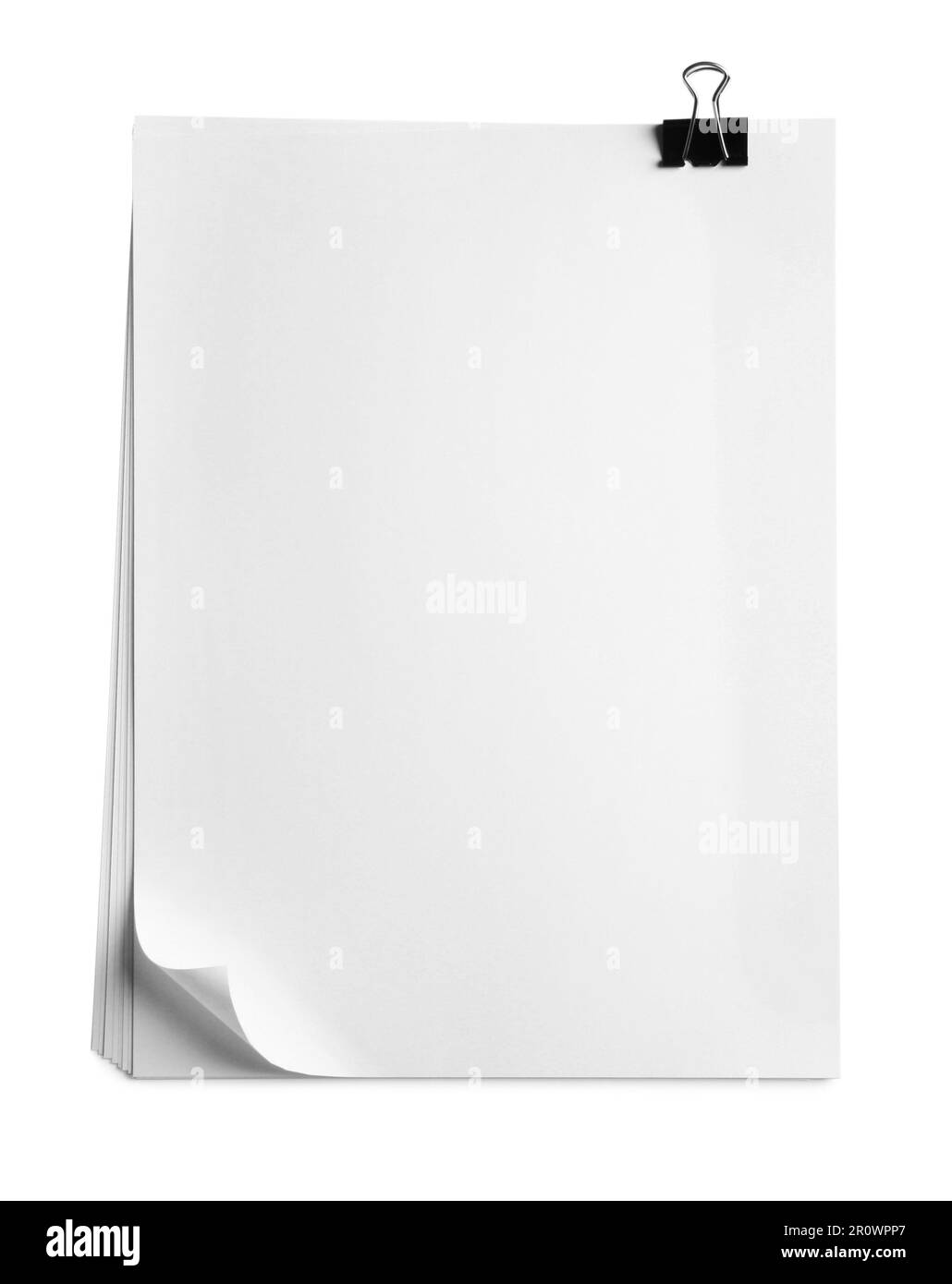 Binder clip template Black and White Stock Photos & Images - Alamy