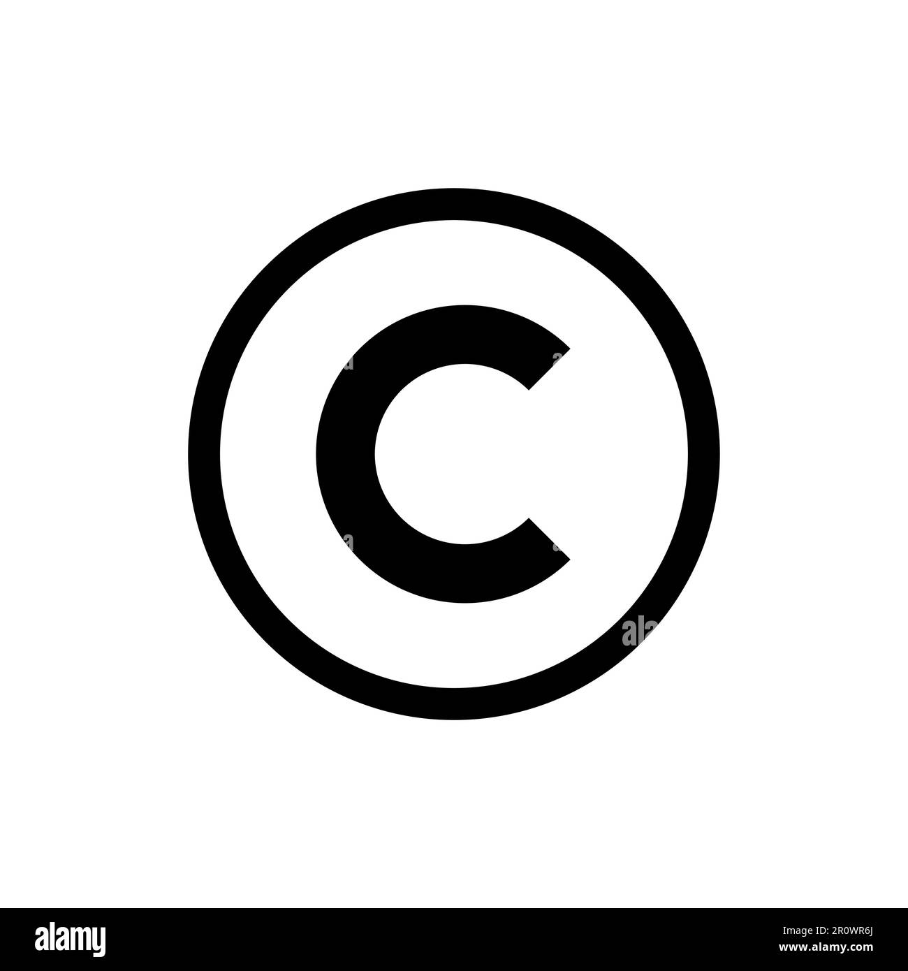 Copyright icon vector. copyright symbols Stock Vector Image & Art - Alamy