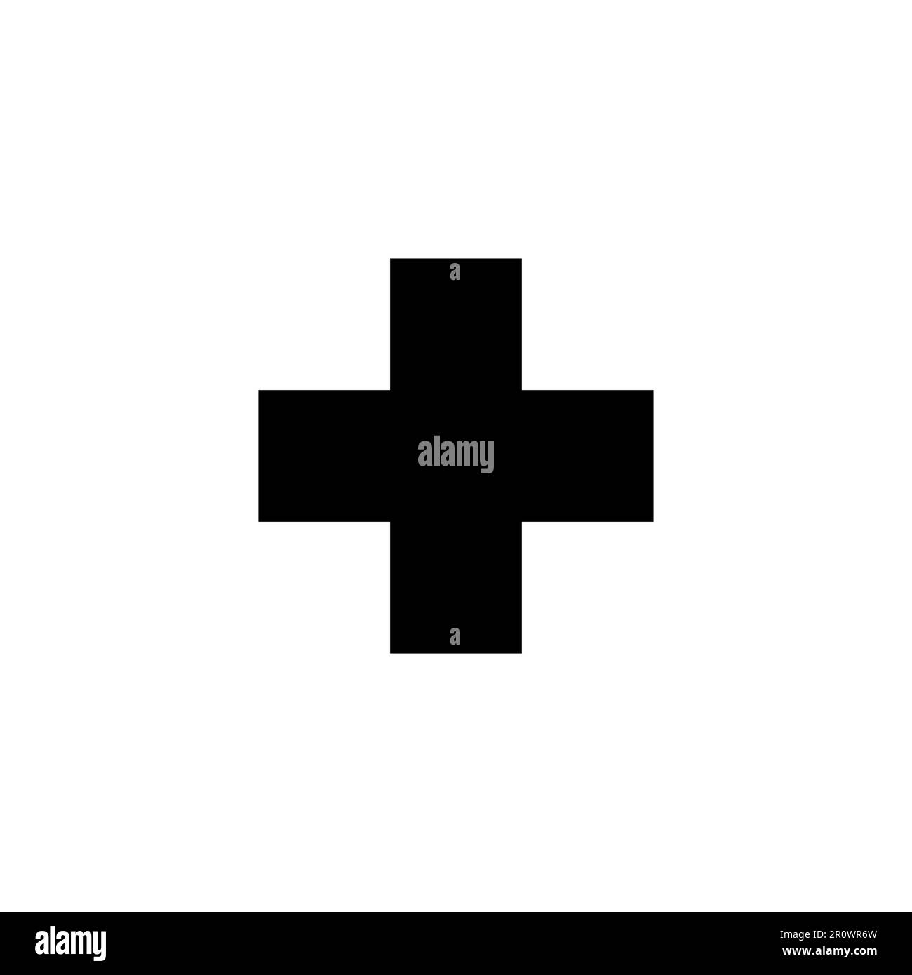 Plus Icon vector. Add plus icon Stock Vector Image & Art - Alamy