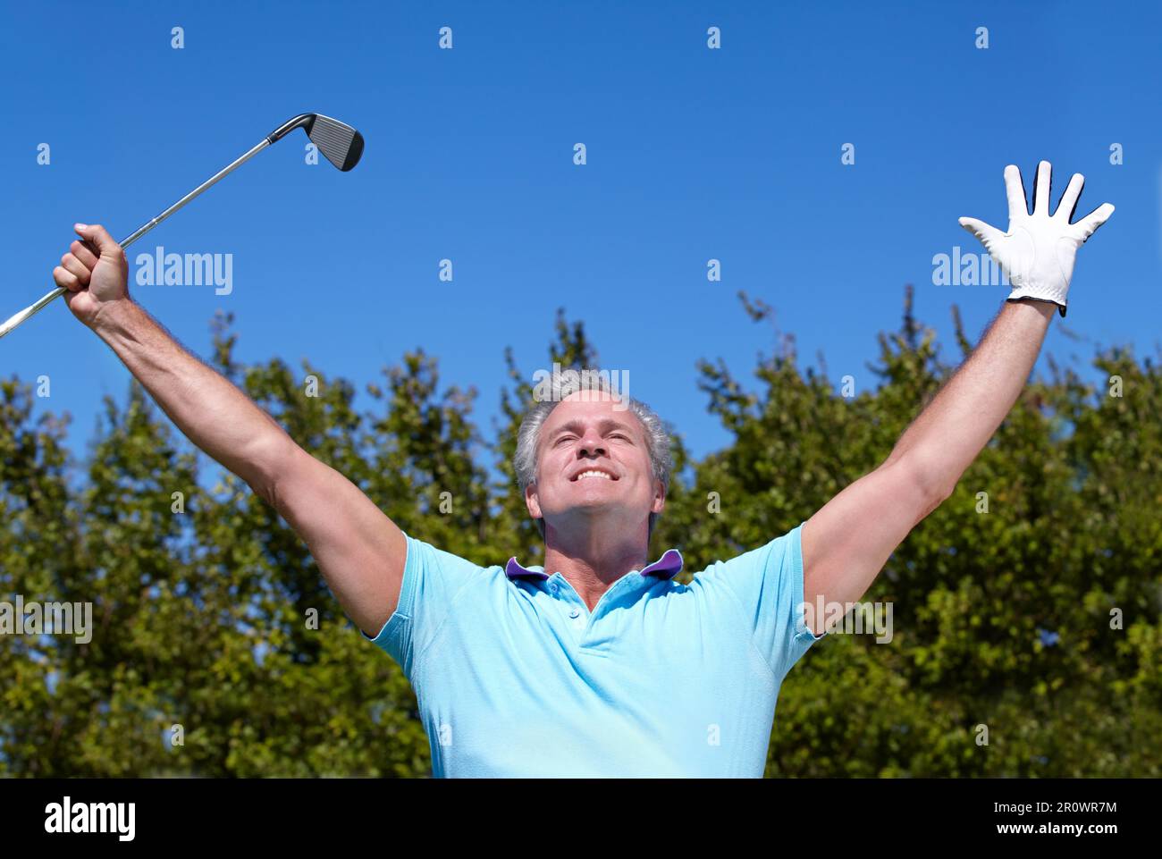 Golf celebration hi-res stock photography and images - Alamy