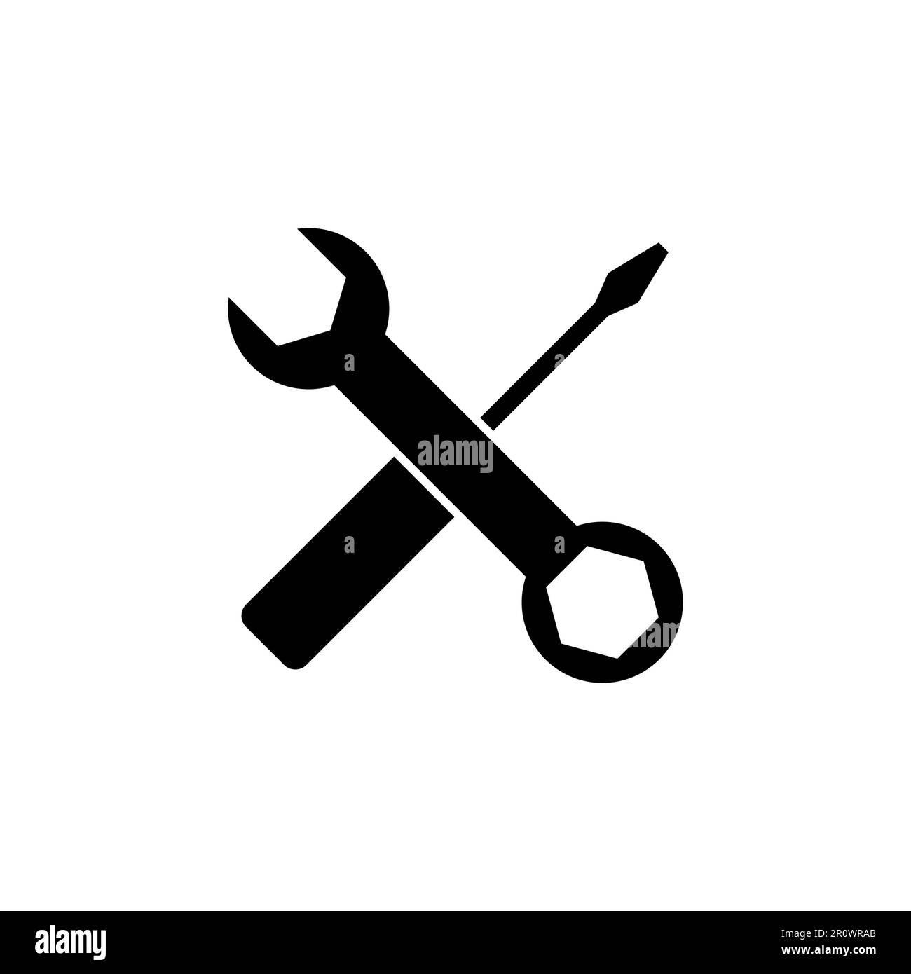 Repair tools icon vector. tool icon vector. setting icon vector. Wrench ...